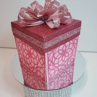 Tower Explosion Box SVG Explosion Box Gift Box Tower Gift Box Tiered ...