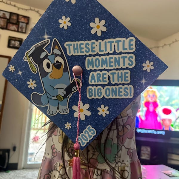 Bluey Graduation Cap Topper - Etsy