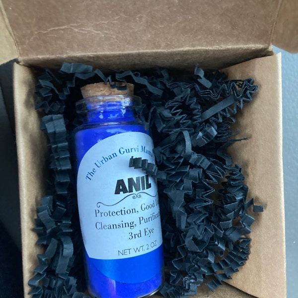 Blessed Anil Powder in Apothecary Corked Vial || Hand-ground || Bolsa ...