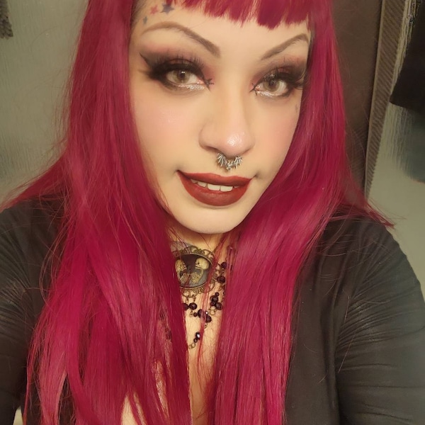 Bat Septum Ring, Goth Clicker, Septum Ring 16g, Septum Ring 14g ...