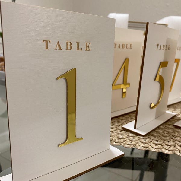 Wedding Table Number - Wedding Table Decor, Rustic Country Wedding ...