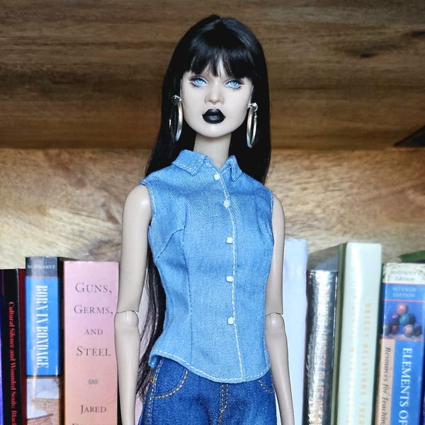 Paperark DOOARE DOLL BODY Without Head 1/6 Ooak Blythe Monster High ...