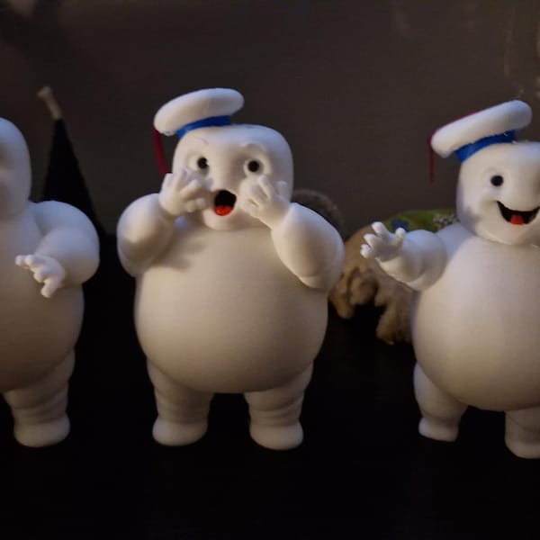 Mini Puft Stay Puft Set of 3 Ghostbusters With Heads - Etsy