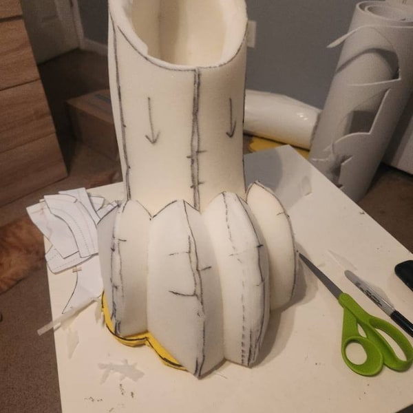 DIGITAL Digitigrade Fursuit Feet Paws Pattern for Fursuits PDF Download ...