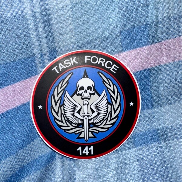 Task Force 141 Morale Sticker (inspired by Call of Duty: Modern Warfare ...