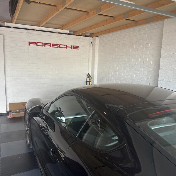 Porsche Vintage Metal Wall Sign Foil Dealership Sign Garage Sign Wall ...