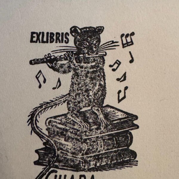 Custom Ex Libris Stamp, Custom Printing Press Bookplate, Personalizable ...
