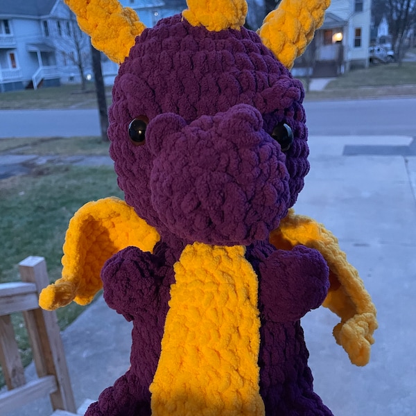 Kawaii Dragon Mythical Creature Beginner Crochet Amigurumi Pattern ...