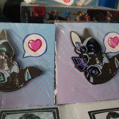 Glow in the Dark Protogen Pins - Etsy