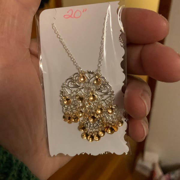 Solveig - Traditional Norwegian Filigree Scroll Sølje Style Necklace ...