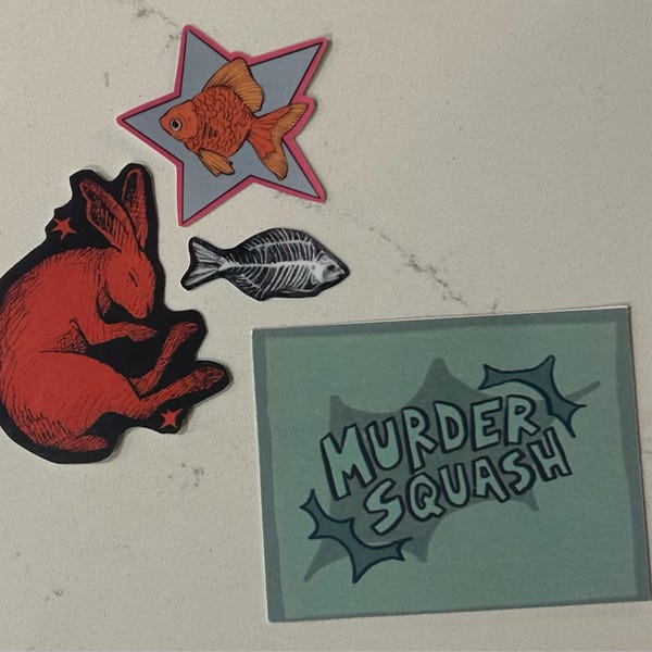 Goldfish Star Sticker | Glossy and Waterproof - Etsy