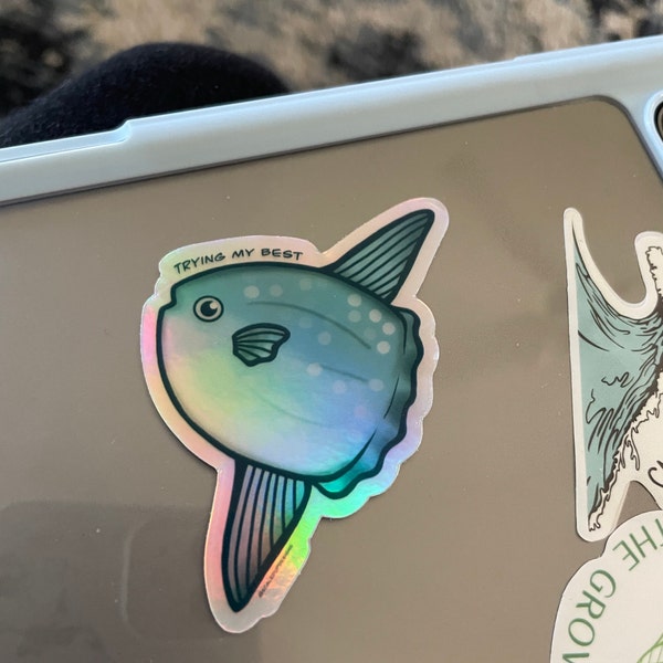 Devil Ray Tarot Holographic Sticker - Etsy