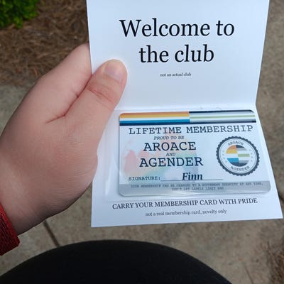 GAY Lifetime Membership Card Gay Pride Card LGBT Identity Card Perfect ...