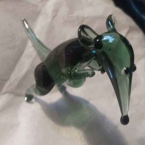 Handmade Blown Glass Small Figurine Light Brown Rat Mouse - Etsy