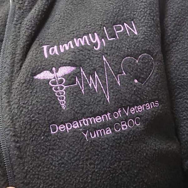 Custom Embroidered Medical Assistant Jacket, Personalized Mens Value ...