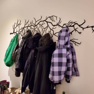 Large Metal Wall Hanger, Coat Rack, Wall Mount, Wall Hooks, Coat Stand ...