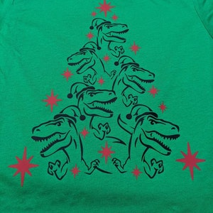 Christmas Dinosaur Tree Cuttable Design PNG DXF SVG & Eps File - Etsy