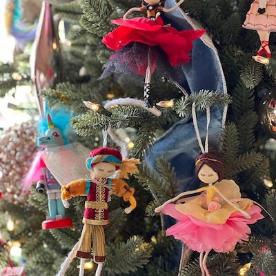 Nutcracker Ballet Waltz of the Flowers Ornament - Etsy