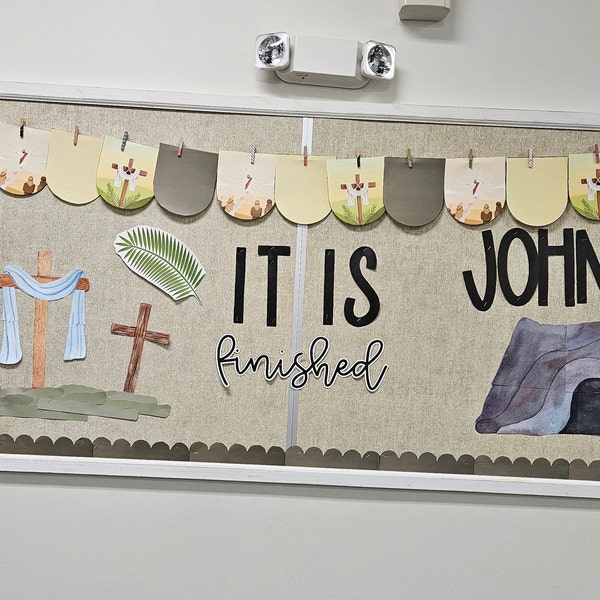 Easter Bulletin Board | Christian Bulletin Board | Religious Bulletin ...
