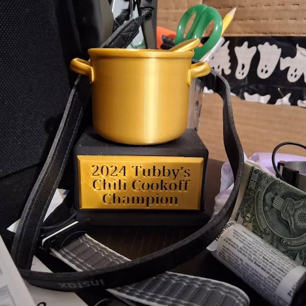Chili Cook off Trophy Pot Award - Etsy