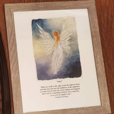 Angel Art Print Poster, Angels, Guardian Angel, Angel Wings, Home Decor ...