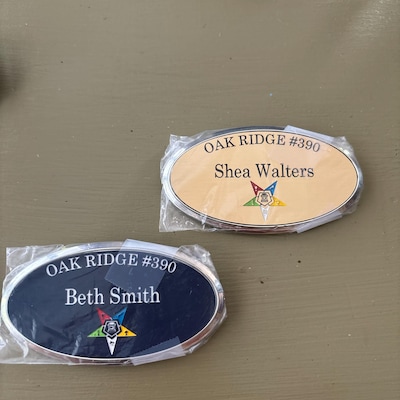 Order of Eastern Star 1 X 3 Framed Magnetic or Pin on Members Badge ...