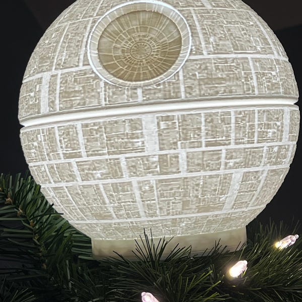 Illuminate Your Space With a 3D Printed Death Star Lamp - Perfect for ...