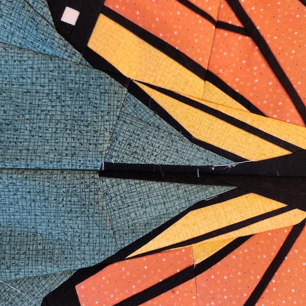 Pumpkin Paper Pieced Pattern - Block for Halloween or Fall Quilt - Etsy