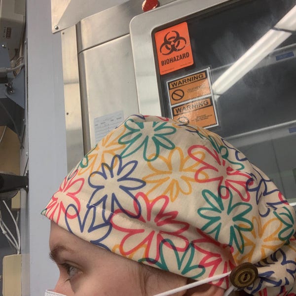 Robot Robotic Surgical SCRUB Hat Theatre Cap, Satin Lined Option, Robot ...