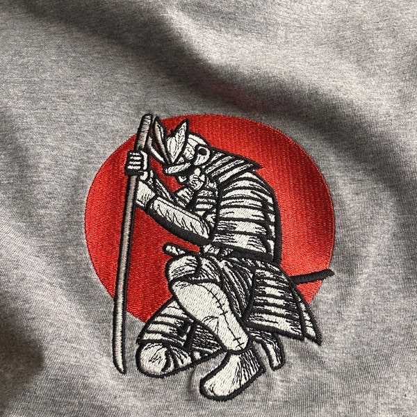 Japanese Samurai Embroidery Design: Trendy Art (digital Download) - Etsy