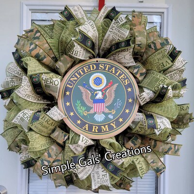 2.5in United States Army Ribbon: Army Green 10 Yards - Etsy