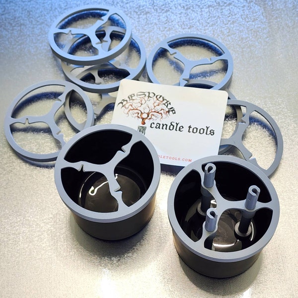 Custom-sized DUAL Wick Centering Tool and Wick Holder Combo Pack - the ...