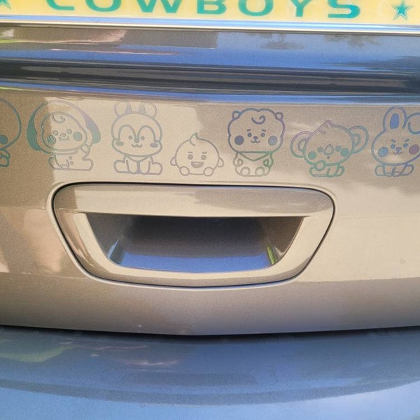 ANITEEZ Ver. 2 Decal Set All 8 ATEEZ Aniteez Characters for ATINY ...