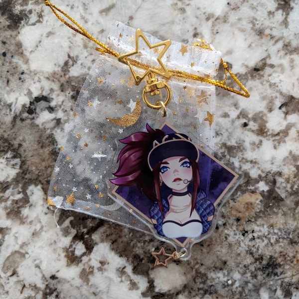 K/DA Holographic Keychains - Etsy