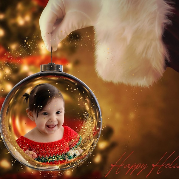 Christmas Photo Insert Digital Backdrop Background for Photography ...