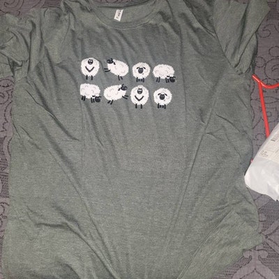 Sheep T-shirt, Cute Sheeps Shirt, Funny Sheep Kid Shirt, Farm Animal ...