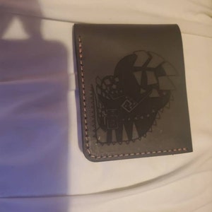 Monster Hunter World Lagiacrus Leather Wallet Christmas Gift for Gamer ...