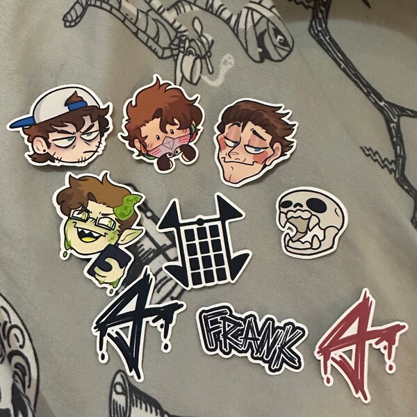 Generation Loss 9pc Sticker Set | Slimecicle, Ranboo, Sneegsnag ...