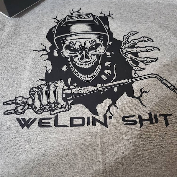 Smashed Wall Skull Welder Svg, Welding Svg, Welding Torch Svg, Skeleton ...