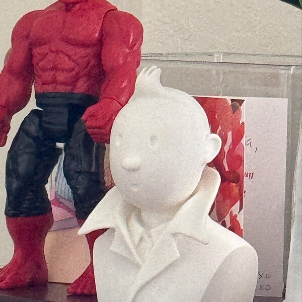 Tintin 3D Model | 3D Printable Tintin Character | Herge | Tintin Home ...