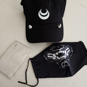 Kawaii Wings Face Mask: Three Cotton Layers Nose Wire and | Etsy