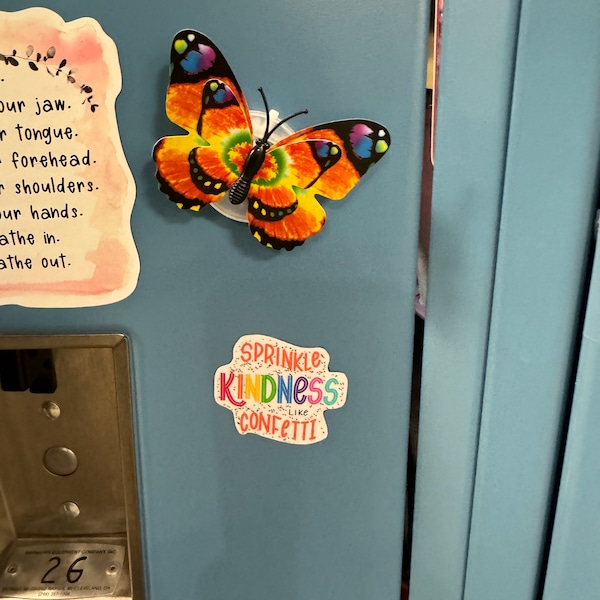 Sprinkle Kindness Like Confetti Sticker, CLEAR Background, Waterproof ...