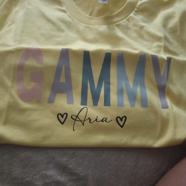 Custom Amma Shirt, Custom Icelandic Grandma Shirt, Minimalist Grandma ...