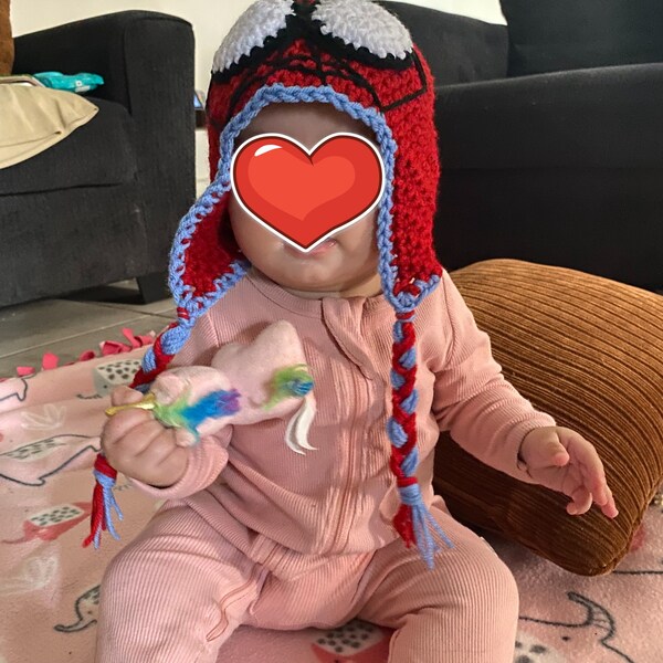 Crochet Newborn Spider Gwen Hat and Diaper Cover or Newborn Mayday ...