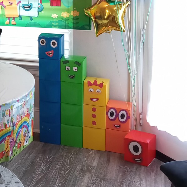 Numberblocks Glasses #1-10 Party Favor/photo Prop Svg, Png - Etsy