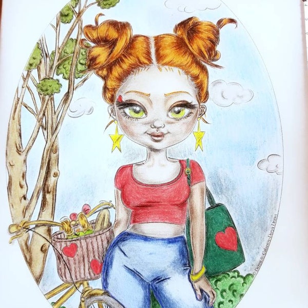 Rufus & Mila Coloring Pages Set Illustration Printable Original Artwork ...