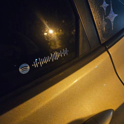 Custom Spotify Song Code Vinyl Decal Song Code Sticker Music Code Decal ...