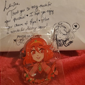Aegis Girls Pyra Mythra Pneuma Manjuu Plush Keychain - Etsy