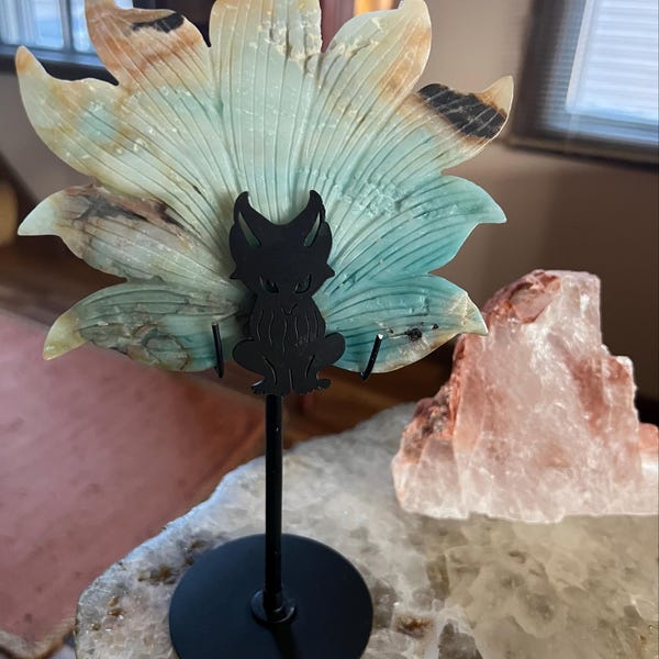 Wolf Sphere Holder (crystals Sold Separately) - Etsy