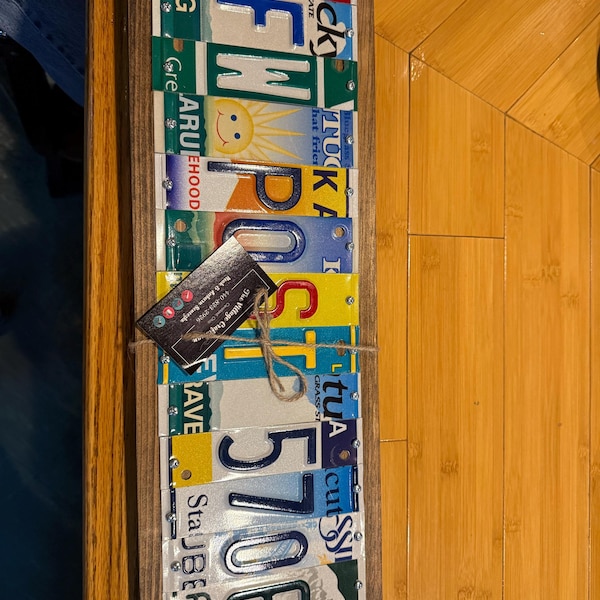 Custom License Plate Signs, Personalized Gift, Custom Gifts, Unique ...